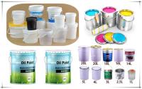 China Automatic Paint Pail / Bucket / Barrel and Big Container Bottle Labeling Machine for sale