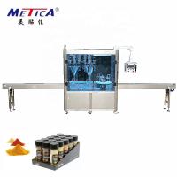China Pepper Chili Powder Filling And Capping Machine 15BPM-60BPM Speed for sale