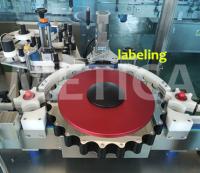 China Automatic Rotary Type High Speed Sticker Round glass jar and plastic Bottle Labeling Machine for sale