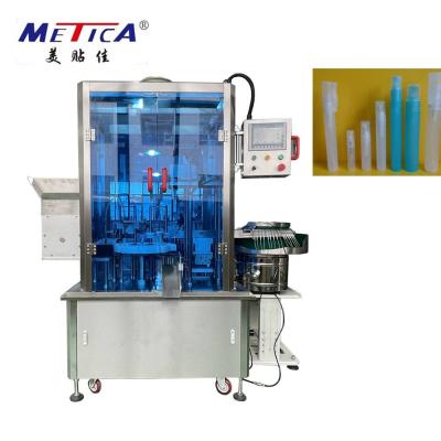 China 220V 50Hz 2kW Automatic Pen Sprayer Filling And Capping Machine with 1500-2000BPH and 5-50ml Filling Volume for sale
