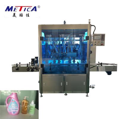 China Hand Sanitizer Shampoo Bottle Tracking Filling Machine Servo Motor Driven for sale