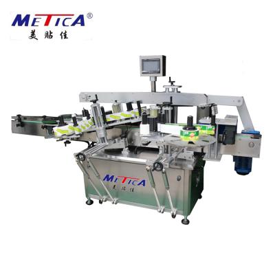 China Automatic Glass Bottle Labeling Machine Neck Sides Sticker for sale