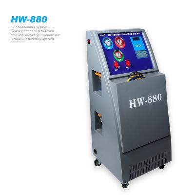 China HW880 Air Conditioning Recovery Machine 4HP Car AC Service Station for sale
