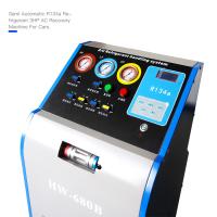 China Movable Gas R134a Charging Car AC Recharge Machine 680B LCD Display for sale