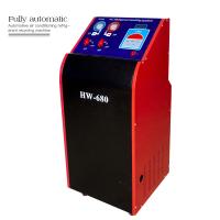 China High quality hot sale recovery & charging function AC Refrigerant Recovery Machine  car ac service station for car for sale
