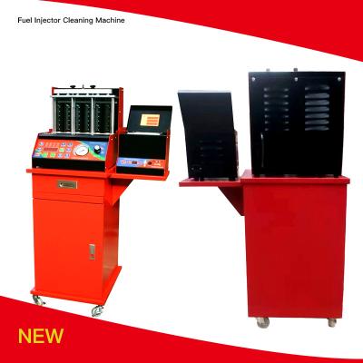 China Ultrasonic Injector Cleaner 100W Fuel Injector Tester Machine 0.6Mpa for sale