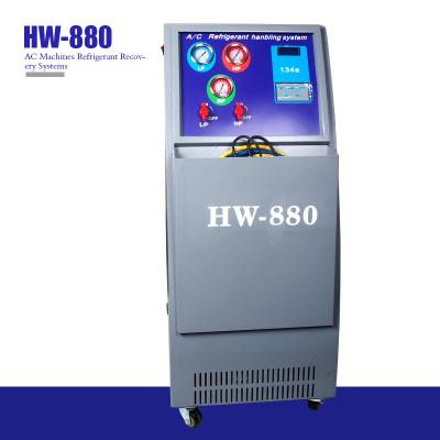 China R134a Recharge LCD Automotive AC Machines Refrigerant Recovery Systems for sale