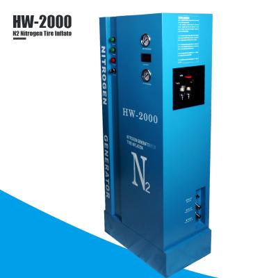 China Mini Bus Nitrogen Tire Inflator HW-2000 Car Tyre Inflator N2 Semi Automatic for sale