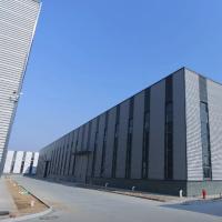China Quick Assembly Prefabricated Steel Warehouse For Temporary Stock Storage for sale