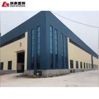 China Galvanized H-Beam Steel Structure Multi-Storey Workshop 4000-15000mm Length 40-100μm Zinc Coating for sale