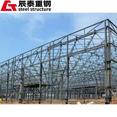 China Durable Prefabricated Steel Structure Workshop with 0.2-0.6mm Galvanized Sheets and Q235B/Q355B Steel Standards for sale
