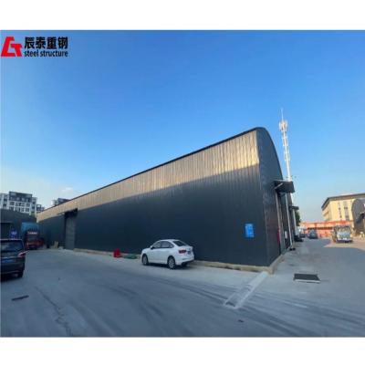 China Prefabricated Steel Structure Warehouse Building with 4000-15000mm H-Beam Frame and Q235B Galvanized Steel for sale