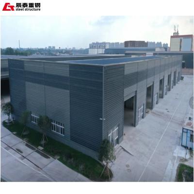 China Large Span Steel Structure Warehouse Building 4000-15000mm Length with H-Beam Frame for Industrial Use for sale