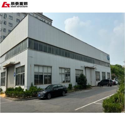 China Prefabricated Steel Structure Warehouse with 4000-15000mm H Beam Length and 200-1200mm Height Options for sale