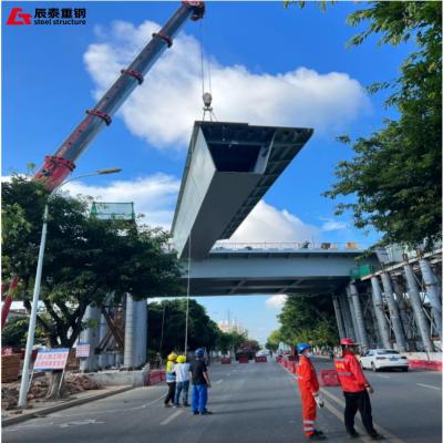 China Large Span Prefabricated Steel Truss Bridge - 10-200M Height, 120KM/H Wind Resistance, 5-Year Warranty for sale