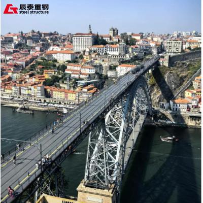 China Heavy Duty Steel Truss Bridge 10-200M Height Custom Prefab Design with 120KM/H Wind Resistance for sale