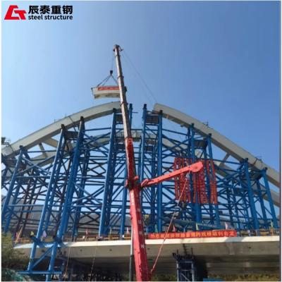 China H-Shaped Steel Truss Bridge - 10-200M Height Range, 120KM/H Wind Resistance, Heavy Duty Portable Design for sale