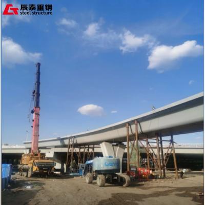 China Q345 Heavy Steel Structure Building Prefabricated Steel Beam Bridge 10-200M Span for sale