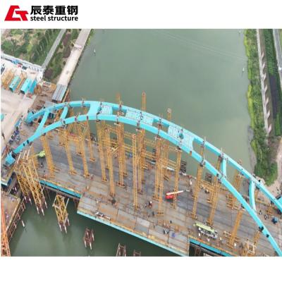 China Large Span Modular Steel Truss Bridge Building 10-200m High Strength Steel Structure for sale