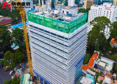 China High-Rise Steel Structure Building with H-Section Steel and Custom Specifications for Commercial & Industrial Construction for sale