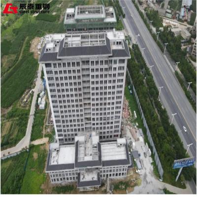 China Q235B Q345B Q420B Steel Structure Office Building - High Rise Construction with 3-50mm Steel Plates and Grade 10.9 Bolts for sale