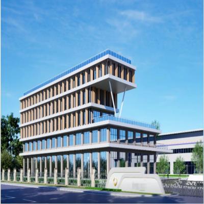 China Commercial Steel Structure Office Building Modular Steel Frame Workshop 30T Crane Capacity for sale