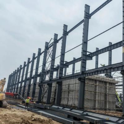 China Low Maintenance Color Coated Multi-storey Steel Building Long Service Life for sale