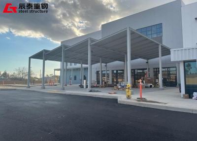 China 3-Story Steel Structure Office Building with TPO Roof System - Custom Multi-Story Construction Solutions for sale