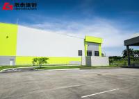 China Galvanized Steel Frame Storage Building 86x209m Lightweight Steel Warehouse Construction for sale