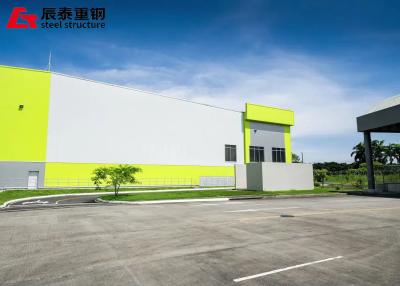 China Galvanized Steel Frame Storage Building 86x209m Lightweight Steel Warehouse Construction for sale