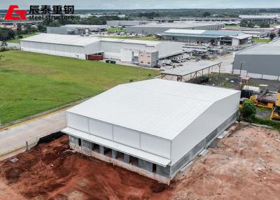 China Custom Steel Prefabricated Building Structure 39x28x8m Lightweight Metal Frame Construction for sale