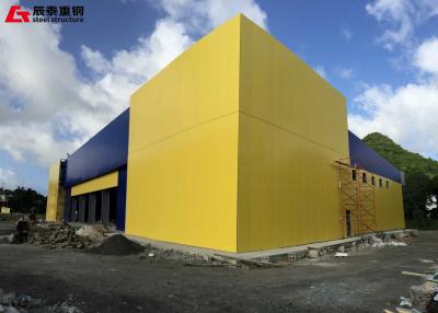 China Modular Steel Structure Warehouse 38x61m Commercial Metal Building Construction for sale