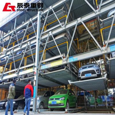 China Three Car Steel Structure Garage Building with 100Km/H Wind Resistance and 95kg/m² Snow Load Capacity for sale