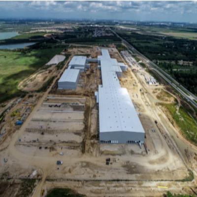 China Prefabricated Steel Frame Building Workshop Lightweight H Beam 4000-15000mm Custom for sale