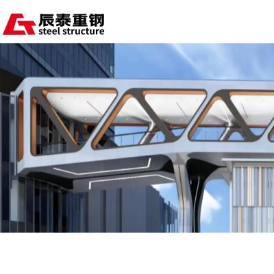 China Custom Modular Steel Structure Bridge Building with 35-50 Day Lead Time and SA2.0~2.5 Shot Blasting Standard for sale
