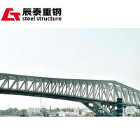 China Online Guidance Steel Truss Bridge Light Weight Steel Cable Bridge 35-50 Days Lead Time for sale