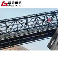 China Light Weight Steel Truss Bridge Large Span Building Metal Frame 50m Customizable for sale