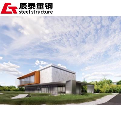 China High Strength Lightweight Steel Structure Building for Car Showroom - Q345/Q235 Steel, 0.35-0.6mm Panels, C120-C320 Purlin for sale