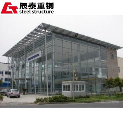 China Fire Resistant Steel Structure Exhibition Hall for Automotive Displays with 0.35-0.6mm Roof Panels and C120-C320 Purlin Sizes for sale