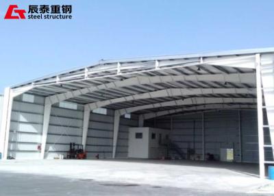 China Custom Steel Aircraft Hangar 33x37x9 Meters 1226 sqm with Bi-fold Doors and Insulated Panels for sale
