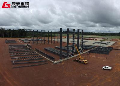 China Prefabricated Hot Rolled Steel Aircraft Hangar 164' x 247' x 75' with 40,508 ft² H-Section Structure for sale