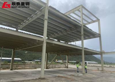 China Multistory Steel Structure Office Building 128x130x40 ft Prefab Commercial Building for sale