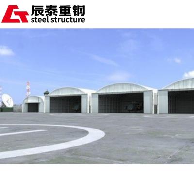China Custom Prefabricated Steel Aircraft Hangar Building 6-50m Clear Span with Corrosion Resistance for sale