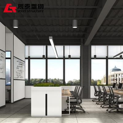 China Prefabricated Steel Structure Office Building with H-Section Steel Frame 200000 Ton Capacity for sale