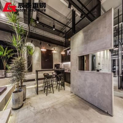 China Fireproof Commercial Steel Frame Building Construction Wind Resistant for sale