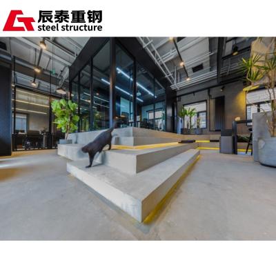China Customized Prefab Metal Office Building High Strength Steel Structure Warehouse 200000 Tons Annual Capacity for sale