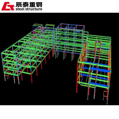 China Windproof Prefabricated Steel Structure Building - Multi Layer Metal Frame with 5-15MT Crane Capacity for sale