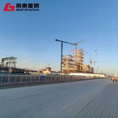 China Industrial Steel Structure Grid for High-Rise Buildings & Power Stations - Q345 Steel Frame with 200,000 Tons Annual Capacity for sale