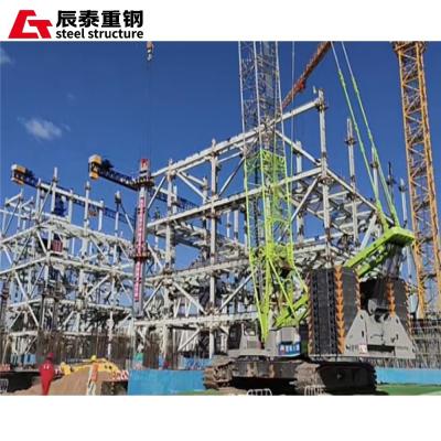 China High Rise Industrial Steel Structure Grid for Power Station Q345 Galvanized for sale