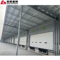 China Galvanized Steel Structure Warehouse Building with 40-100μm Coating, H Beam 4000-15000mm Length for Logistics & Storage for sale